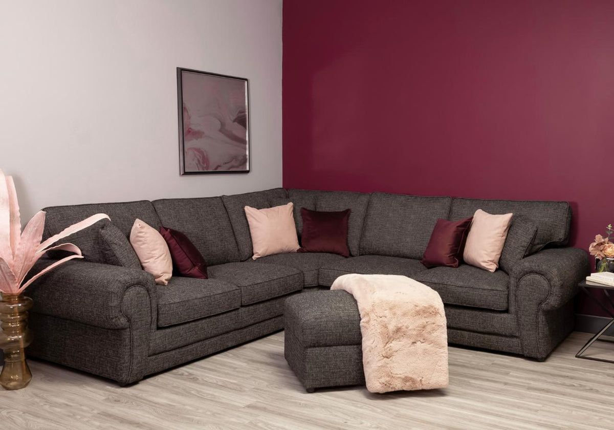 Wilcot Grey Sofa - Available Corner, 3,2, Armchair or Sofa Bed – Furniture Boulevard Nottingham